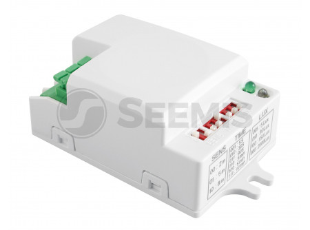 Mozgásérzékelő, mikrohullámú szenzorral, max. 500W, IP20, 180fok, 230V ...